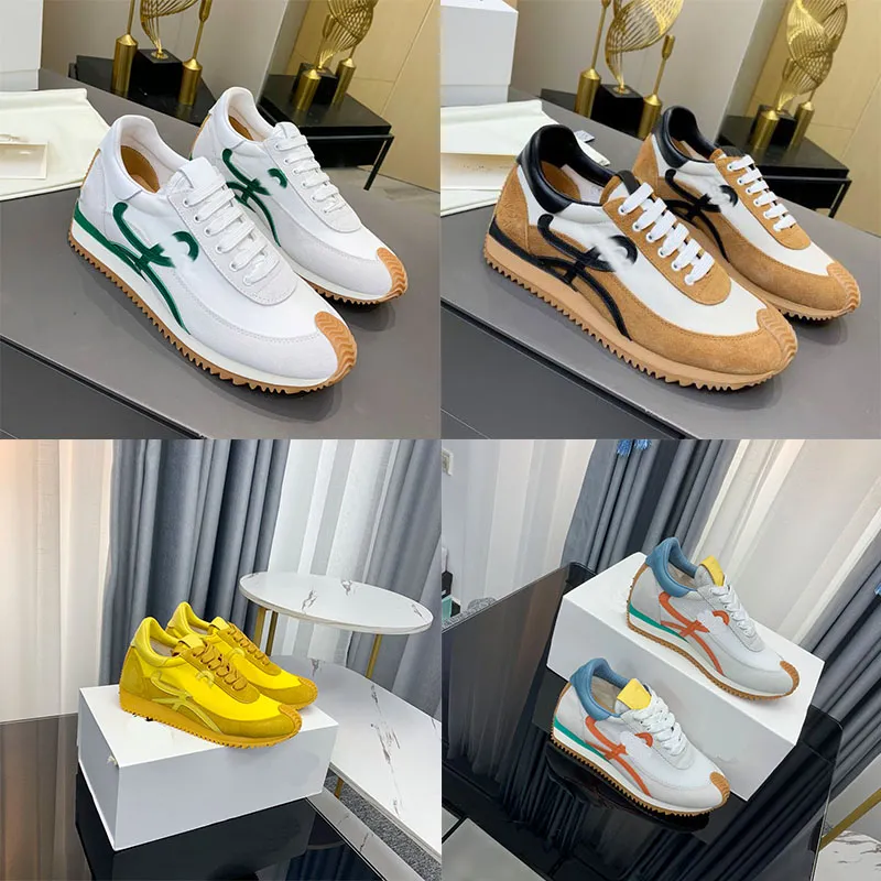 Luxury Lace-Up Sneakers: Nylon Suede Uppers, Honey Rubber Soles ...