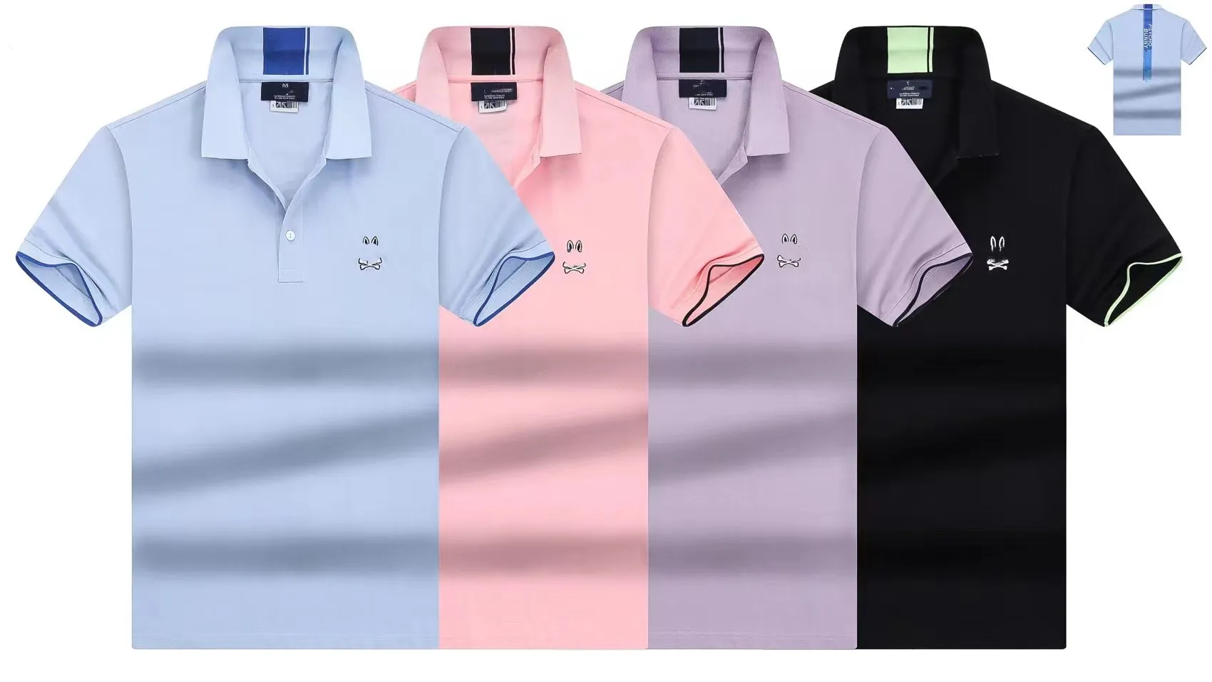 Designer Polo Polos Shirt With Short Sleeves, Loose Fit, Letters, And ...