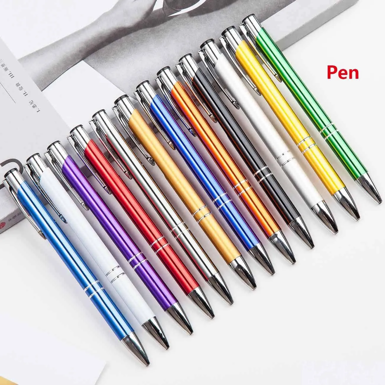 Wholesale Metal Refillable Ballpoint Pen Wholesale For Advertising ...