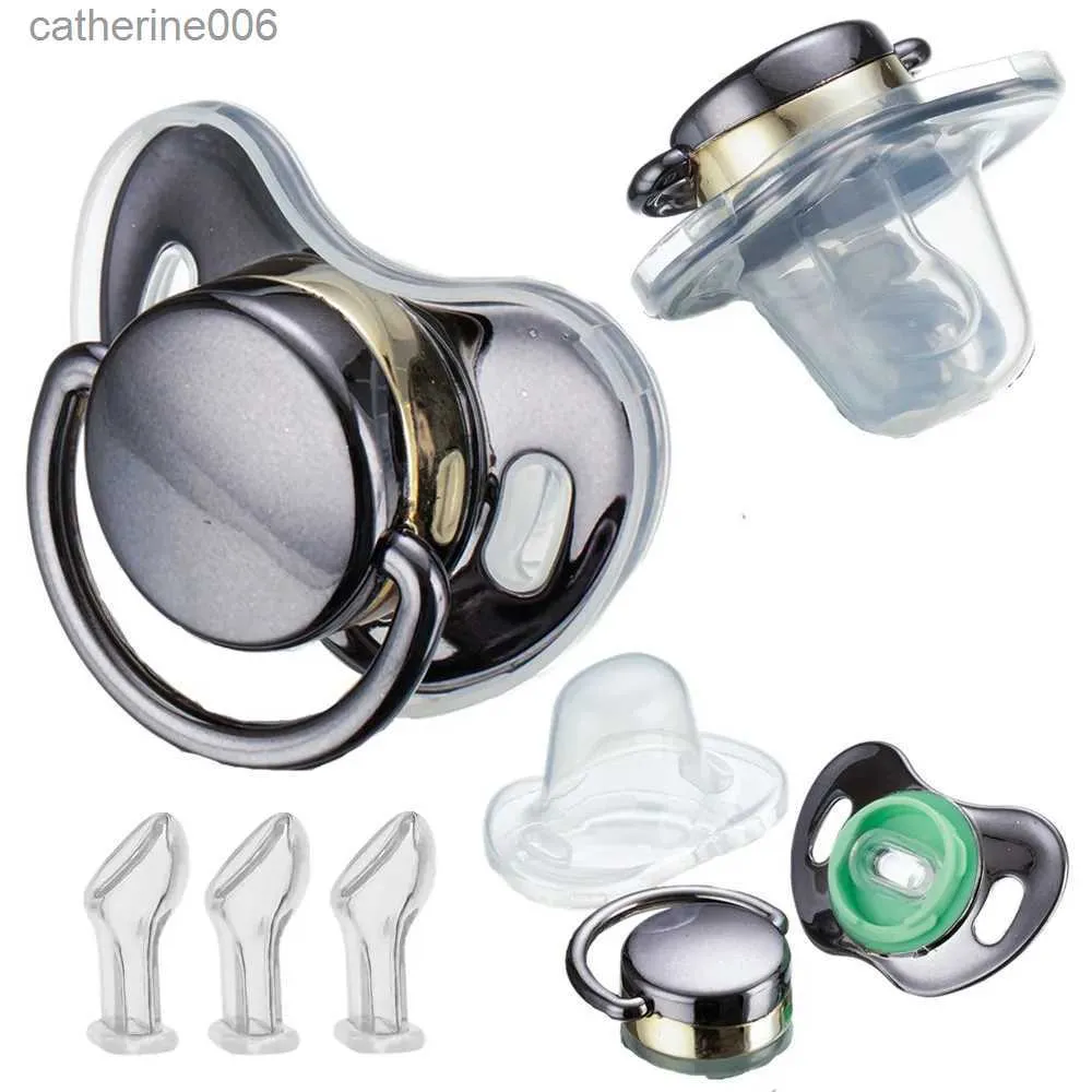 Pacifiers: Miyocar Luxurious Metallic Red and Black, Includes 3 ...