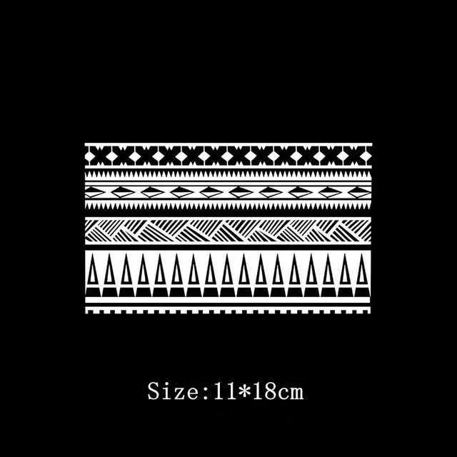 Waterproof Lightning Lines Herb Juice Fake Leg Sleeve Tattoo For Women ...