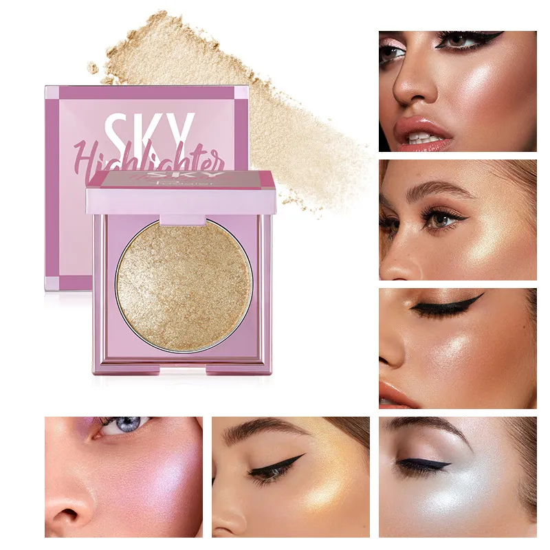 DHgate.com:Pearlescent Glitter Highlighter Matte Finishing Powder ...