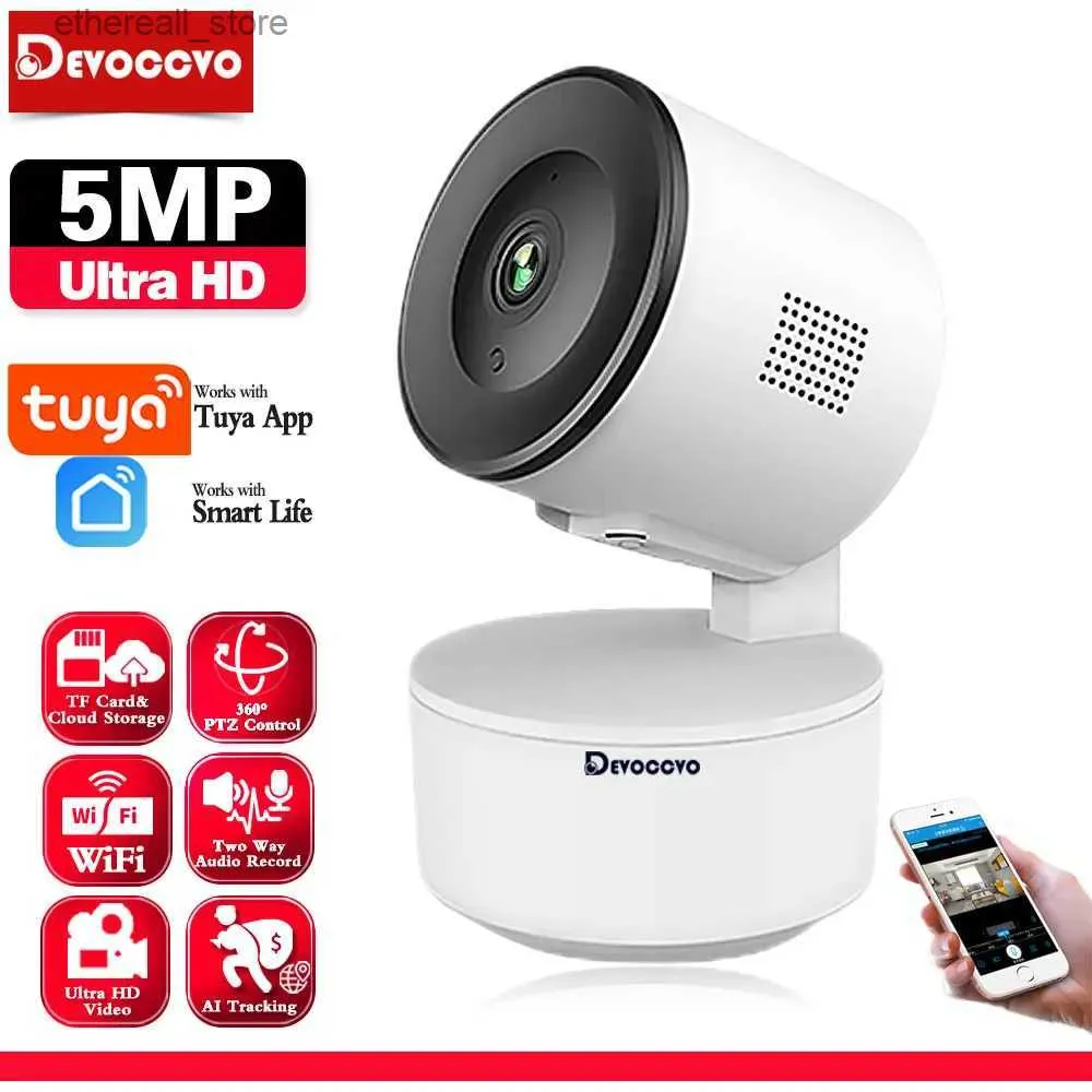 DHgate.com:Tuya 5MP HD Smart Home Wi-Fi Indoor Security IP Camera with ...