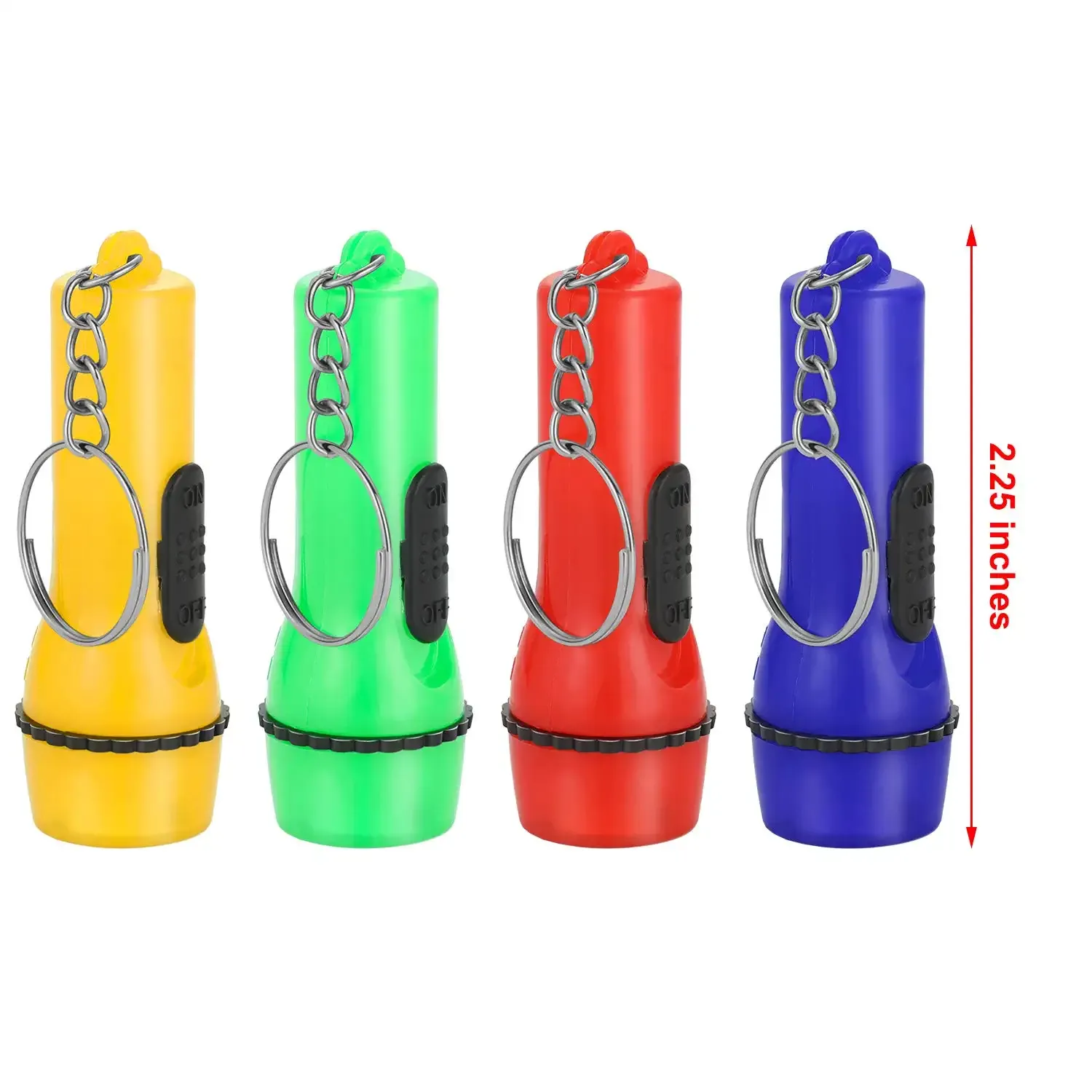 DHgate.com:Assorted Colors Mini LED Keychain Flashlights for Camping ...