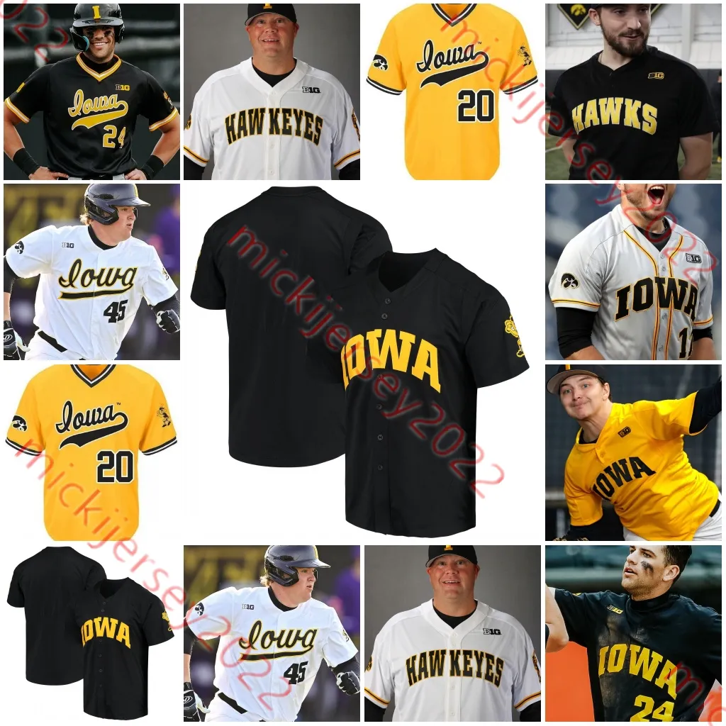 DHgate.com:Iowa Hawkeyes Baseball Jersey: Seegers, Tello, Brennen ...