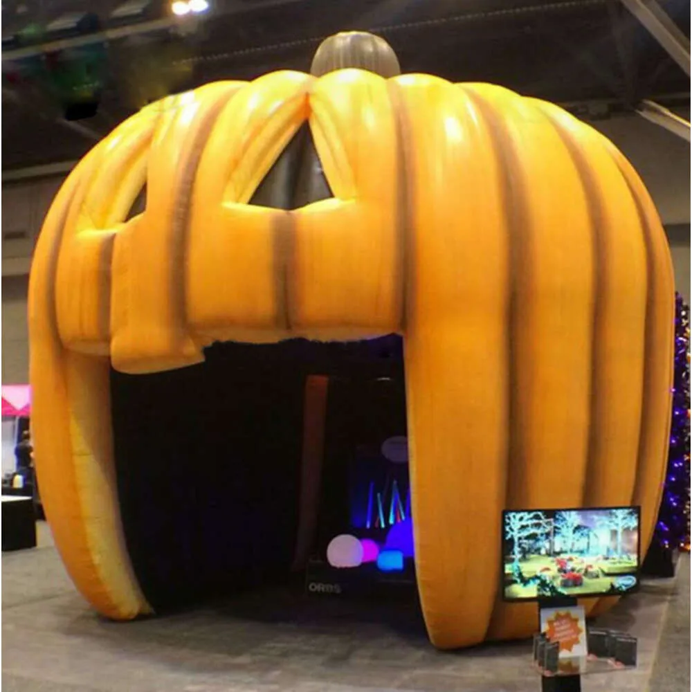 DHgate.com:Halloween Inflatable Pumpkin Dome Half Igloo Tent with ...