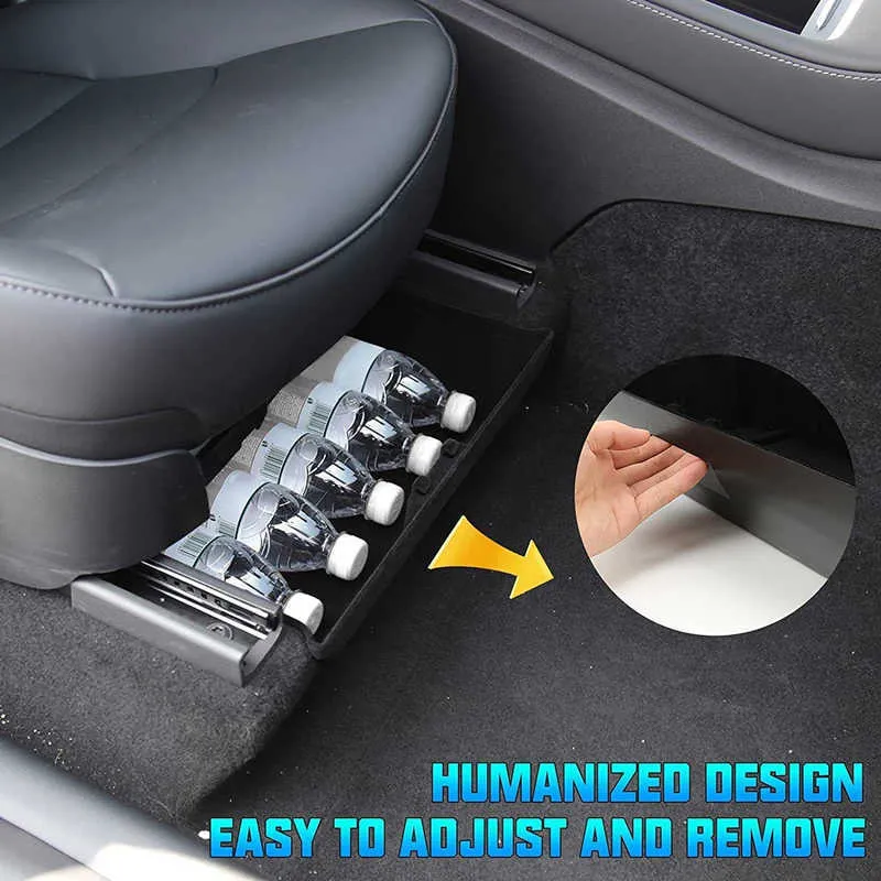 Between The Seat Car Organizer Under Seat Storage Box, Durable ABS ...