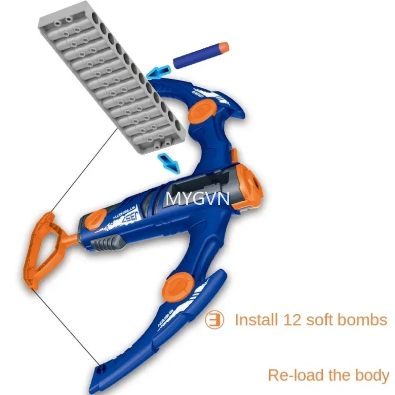 DHgate.com:Fun Crossbow Outdoor Game Safety Soft Toy Launcher Children ...