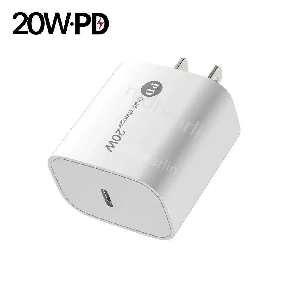 Fast And Quick Charge USBC Type C PD Wall Charger For IPhone 11/12/13/14 Pro Max/S1 18W/20W With ...