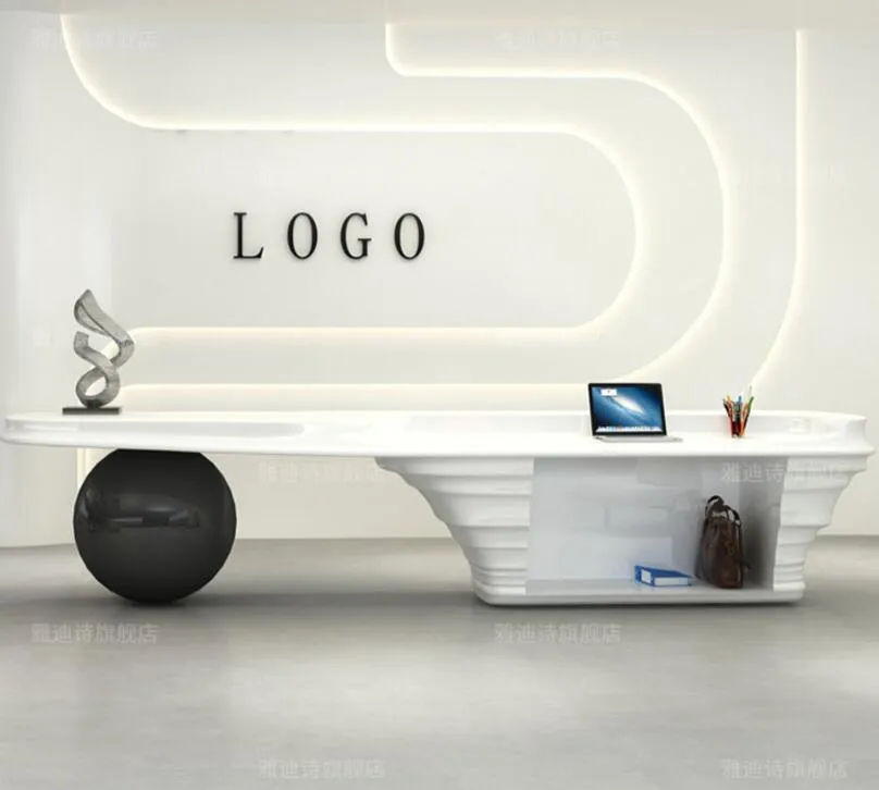 Bake Paint Reception Desk Creative Cash Register... From Modeldu ...
