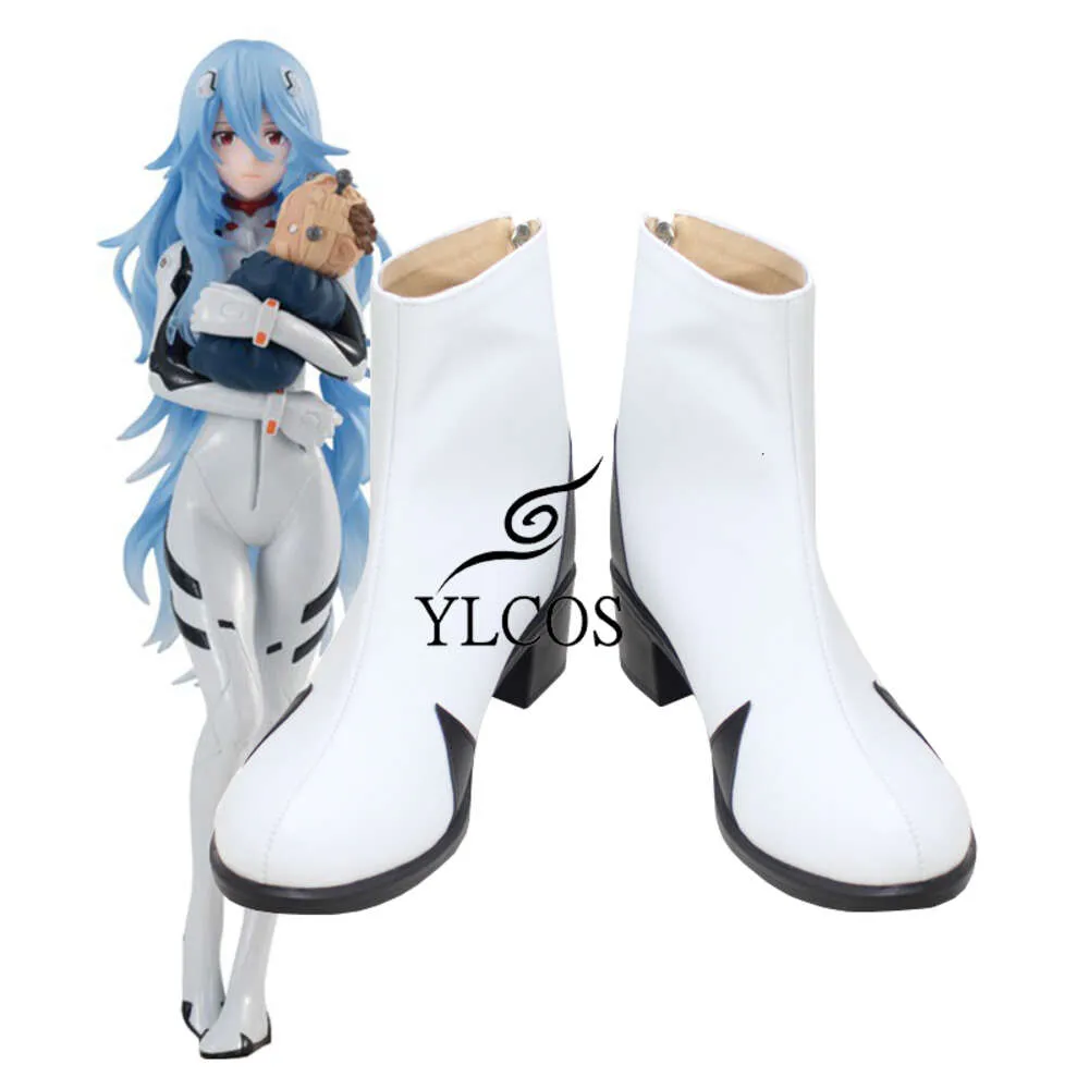 Disfraces De Catsuit Anime EVA Ayanami Rei Cosplay Zapatos Botas De ...