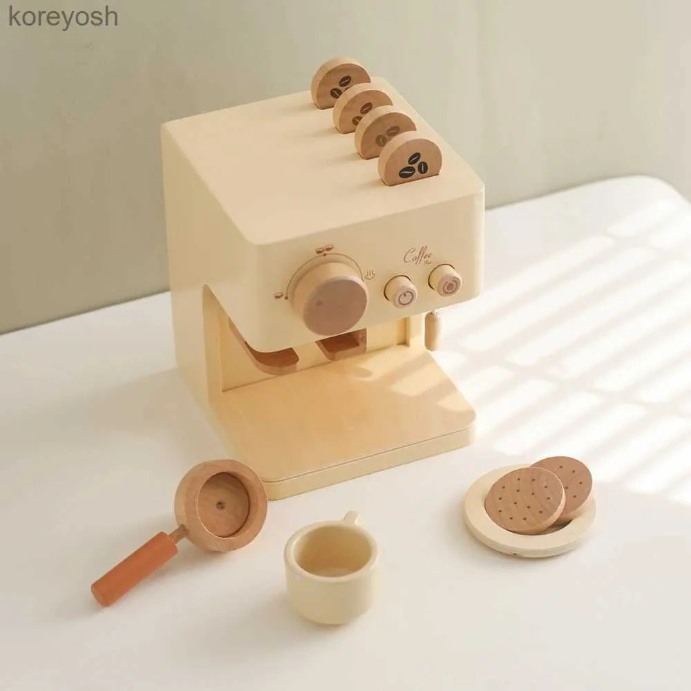 DHgate.com:Wooden Kitchen Toy Set, Childrens Simulated Coffee Machine ...