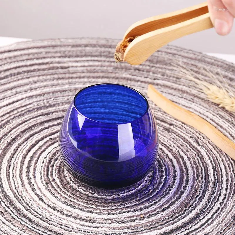 DHgate.com:Blue Sake Wine Glass, 120ml 4oz Heat Resistant Small Volume ...