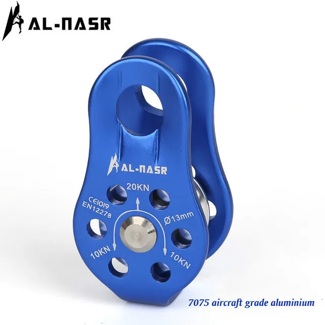 XINDA Rock Climbing Pulley Fixed Sideplate Single Sheave Pullet For ...