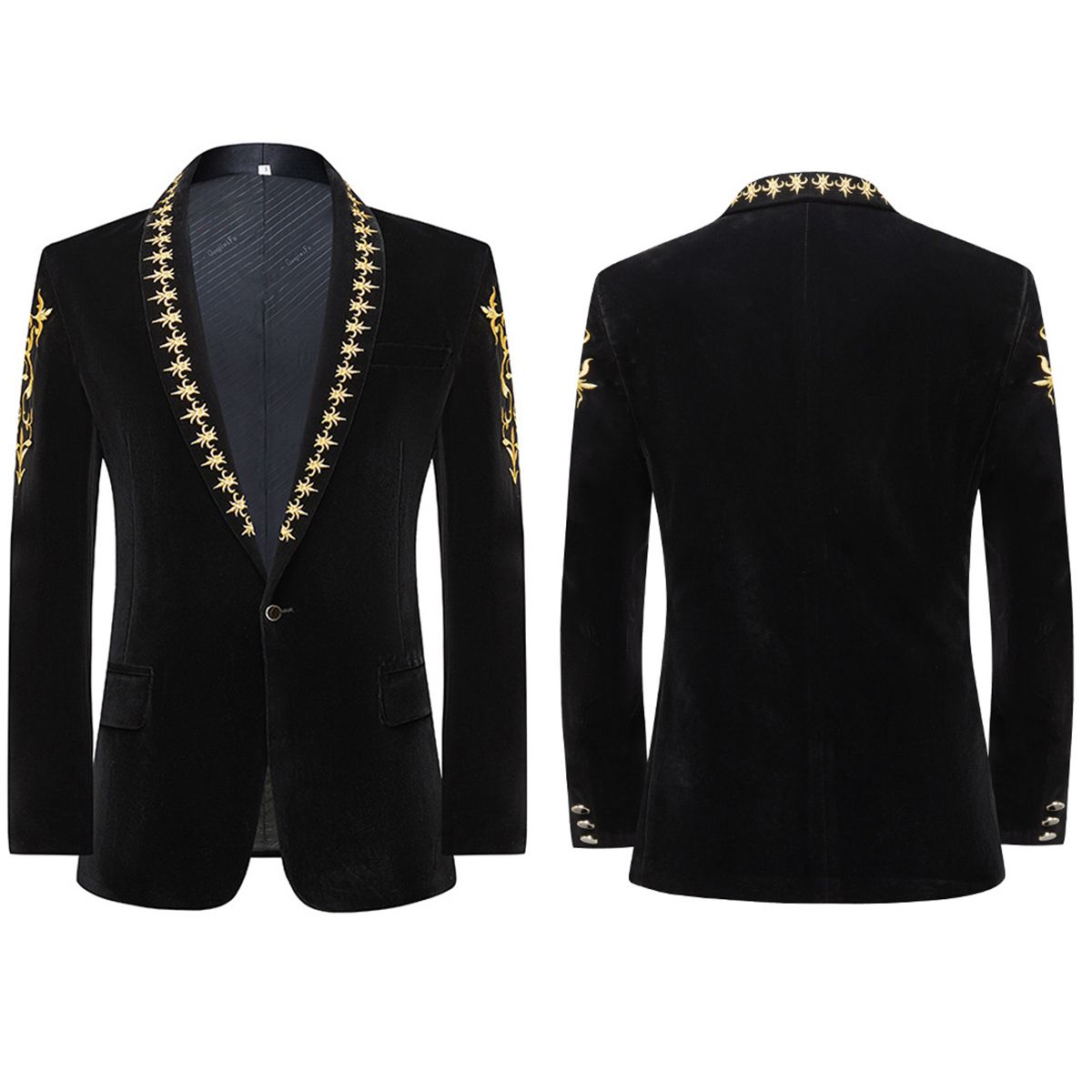 One Piece Boda Tuxedos Men Trajes Solicitantes Hermosos Traje De Solapa ...