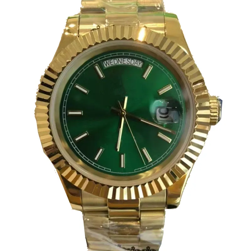 Designer Mens Automatic Mechanical Watches 40mm Gold 904L Stainless ...
