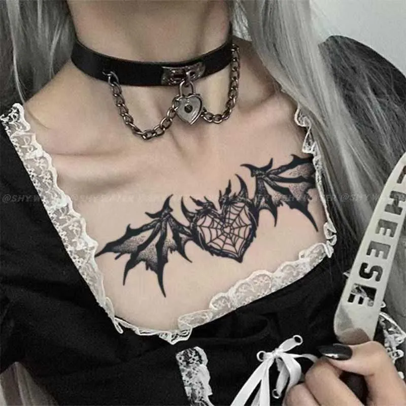 Waterproof Lightning Lines Herb Juice Fake Leg Sleeve Tattoo For Women ...