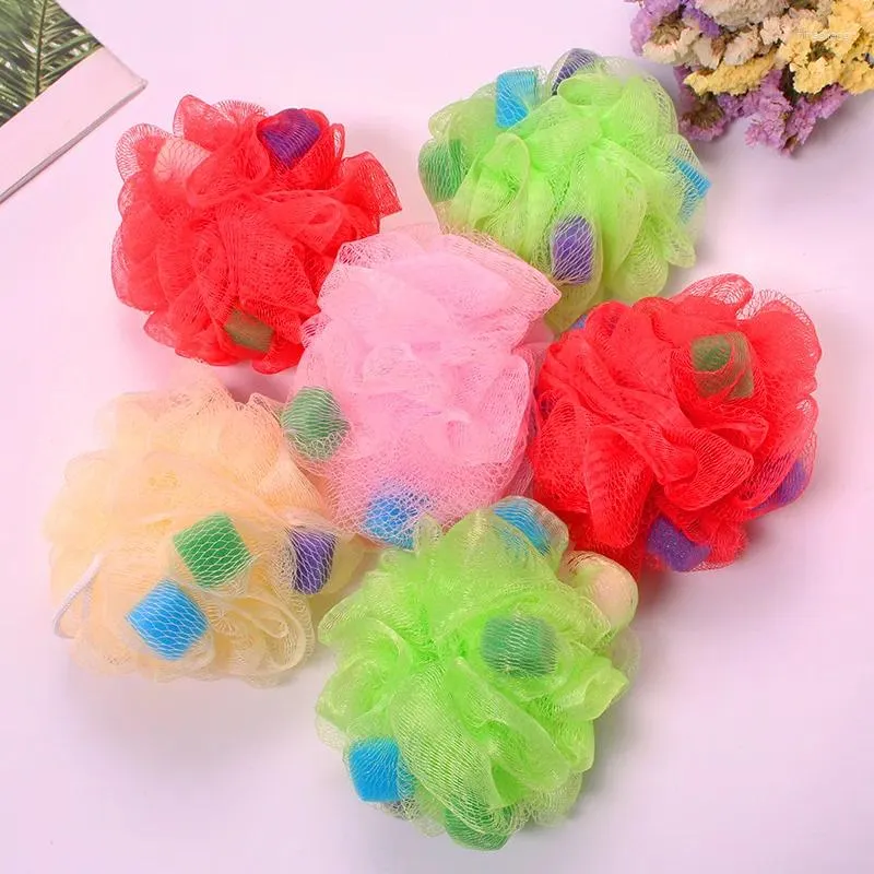 DHgate.com:Soft Foam Flower Bath Balls | Disposable Exfoliating Sponge ...