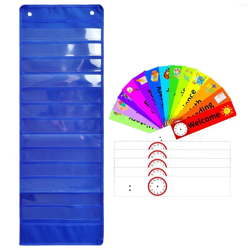 Decorative Figurines Daily Schedule Chart Double Sided Reusable Cards ...