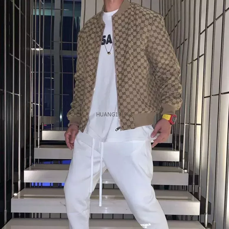 New Men's Jackets Oblique Alphabet Embroidery Mens Womens Designers ...