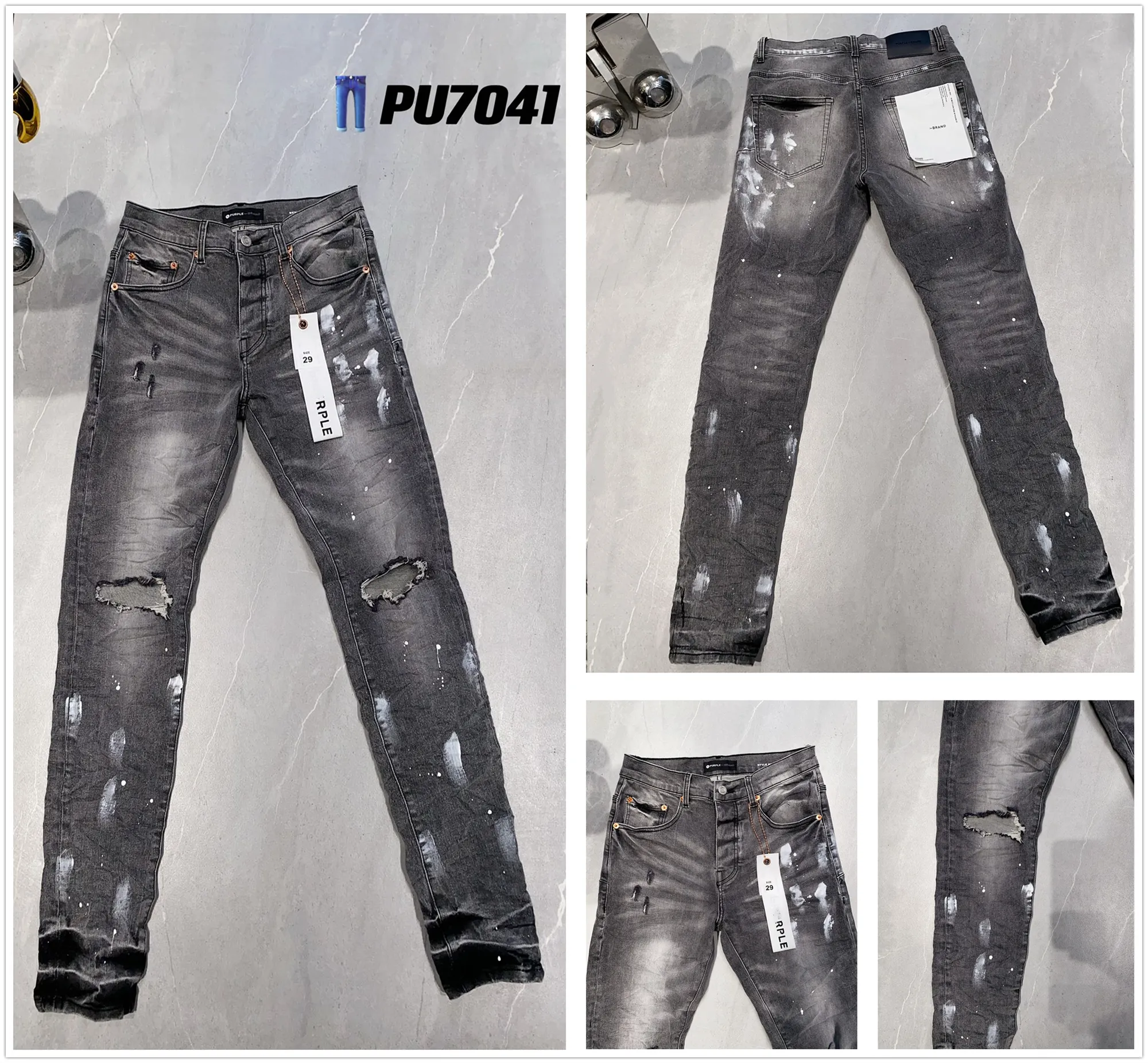 Purple Jeans Designer Jeans For Mens Jeans High Quality Fashion Mens ...