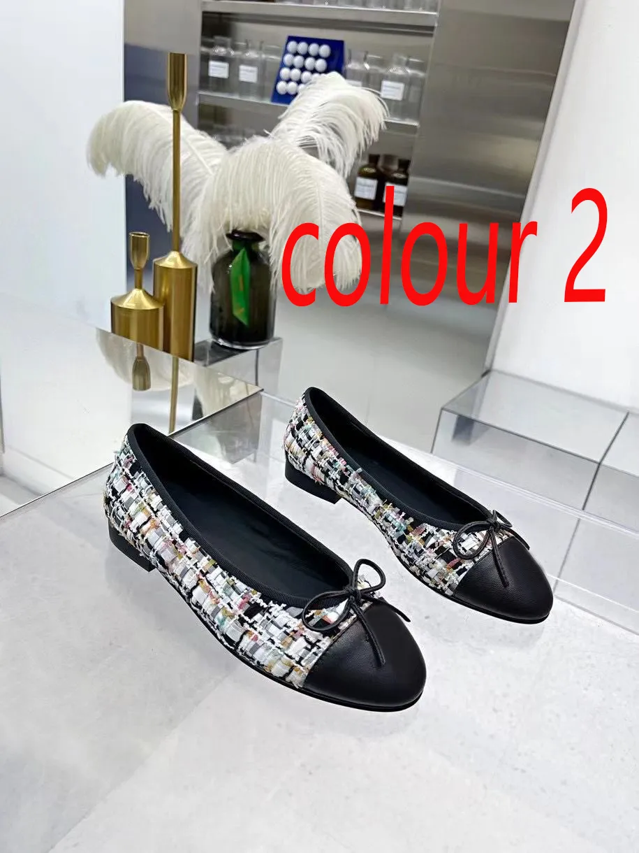 Designer Leather Ballet Ballet Shoes For Women Spring/Autumn Fashion ...