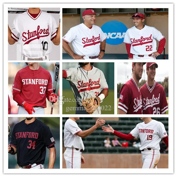 Custom Stanford Cardinal College Baseball Jersey Matt Scott Quinn ...