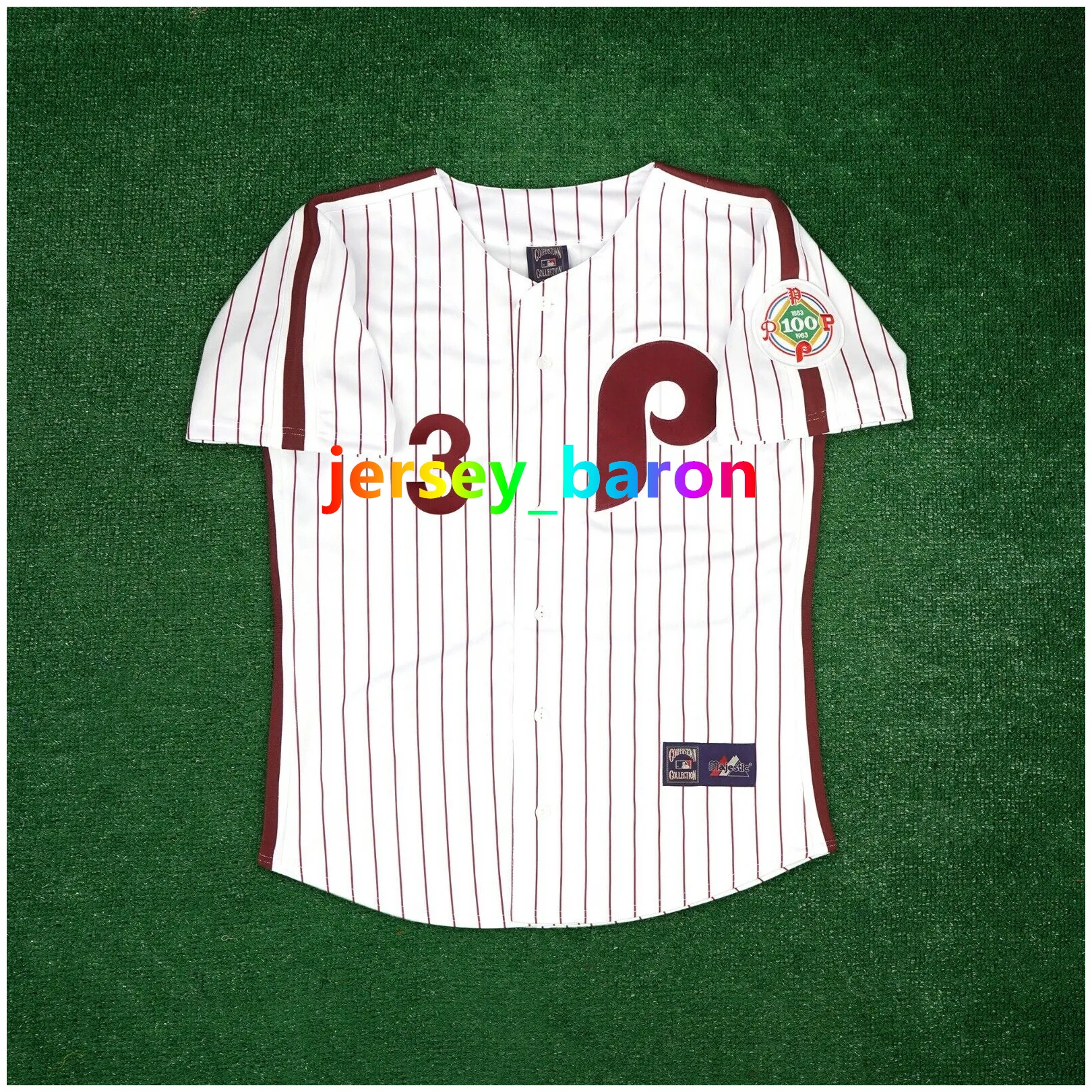 Bryce 3 Harper John Kruk Throwback Baseball Jerseys Mike Schmidt Darren ...