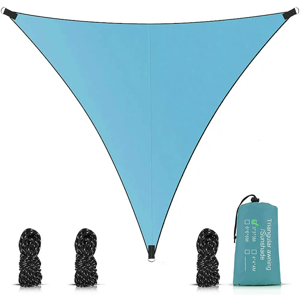 Triangle Outdoor Shade Sail 4x4x4m, Waterproof Awning For Patio, UV ...