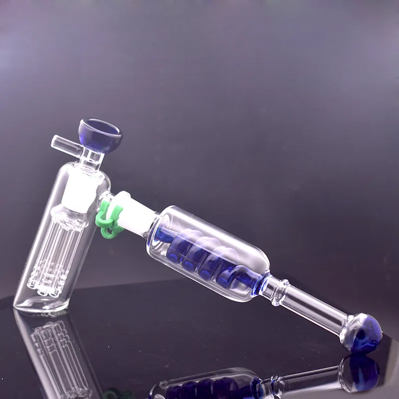 Wholesale Smoking Pipe 3 In 1 Hammer Glass Bong Hookah 6 Arm Percolator ...