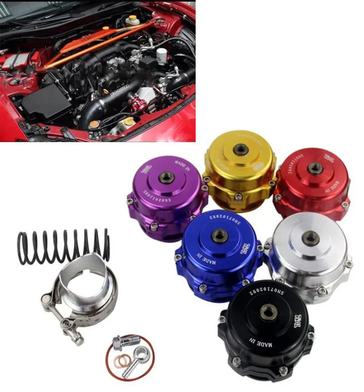 50mm Red Blow Off Valve BOV with V-band Flange and 70mm Neck Diameter ...