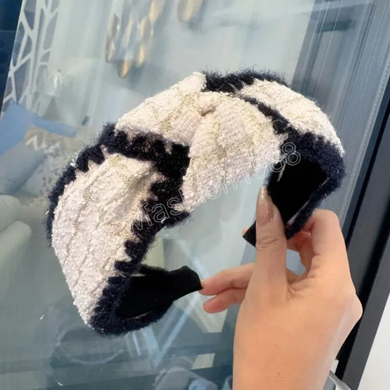 DHgate.com:Womens Classic Plaid Turban Headband, Autumn Winter Wide ...