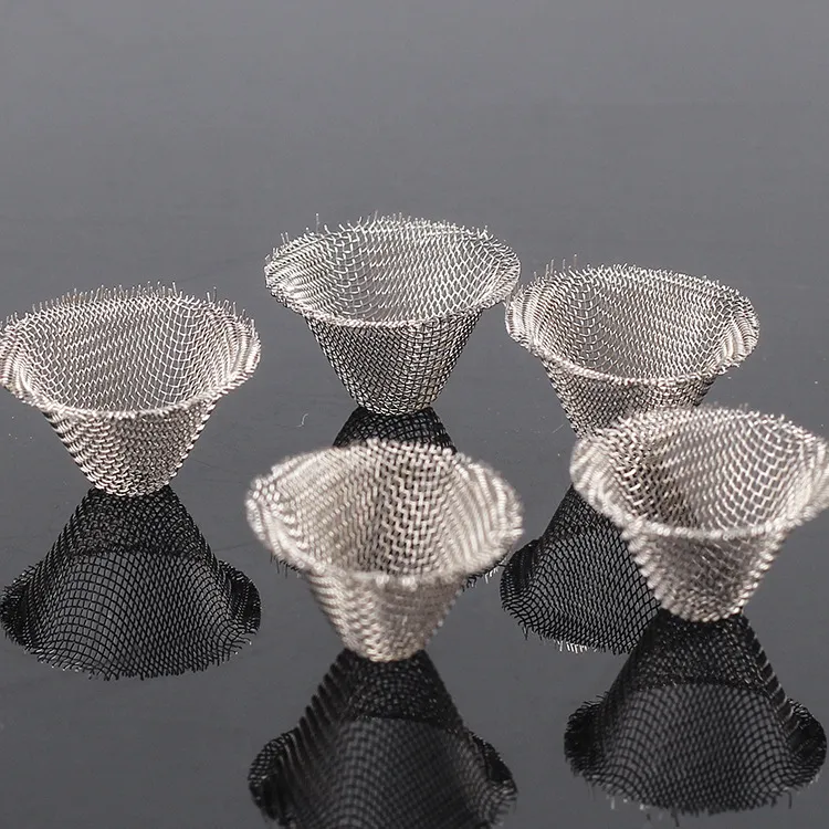 2023 Smoking Pipes Dry Pipe Metal Filter V Shaped Mesh Pipe Accessories ...