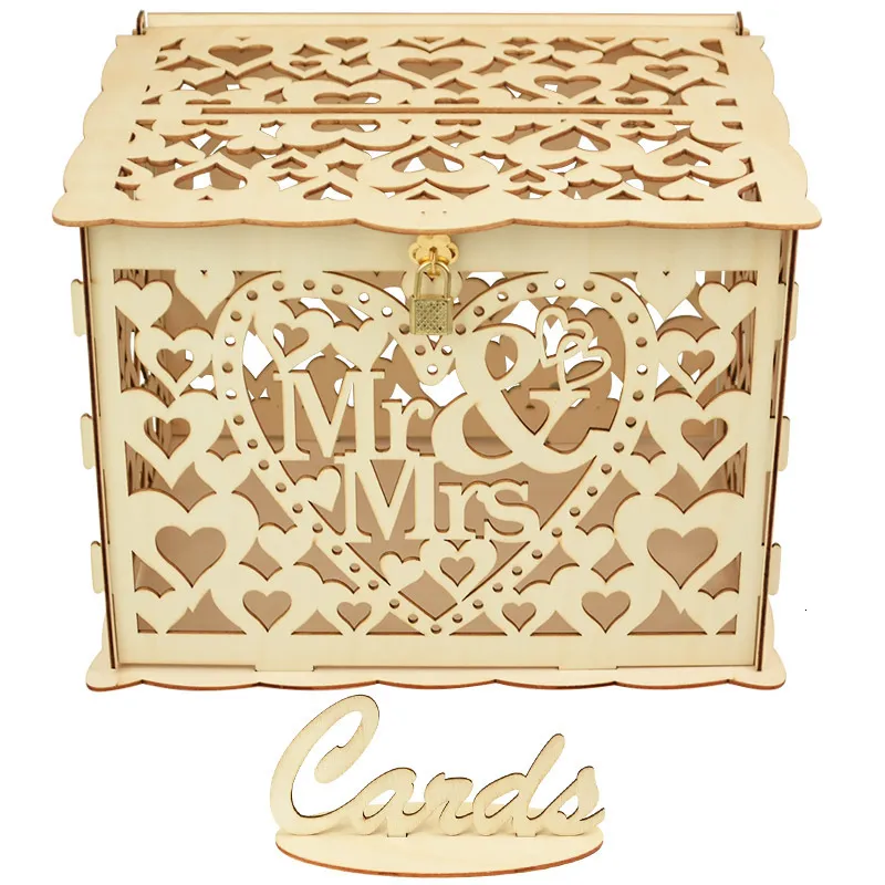 Sonstiges Event Partyzubehör Holz Hochzeitsgeschenke Kartenboxen Mit ...