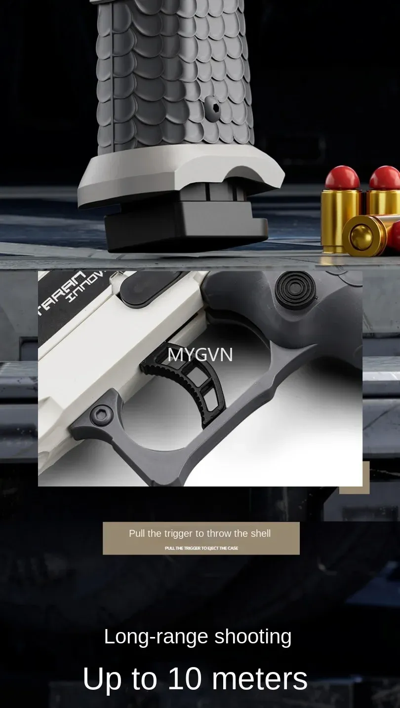 Shell Ejecting Toy Gun: Combat Master 2011 Mechanical Burst Soft Bullet ...