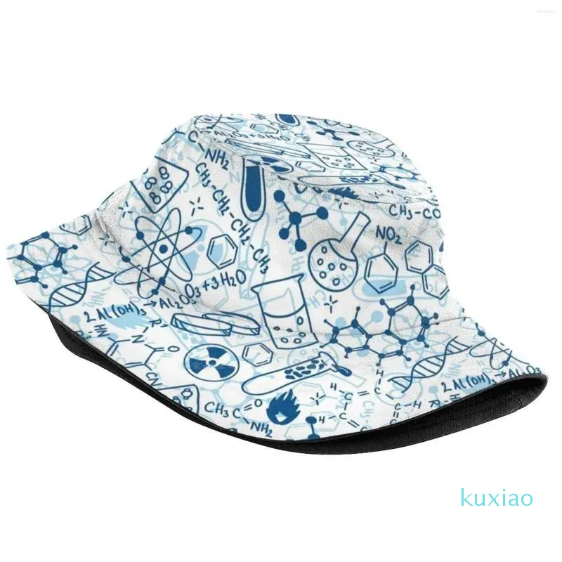 Bo Berets Hats Química Capazos Cause: Ciencias Math Nerd Bucket Sombrero Con Diseño De ADN De ...