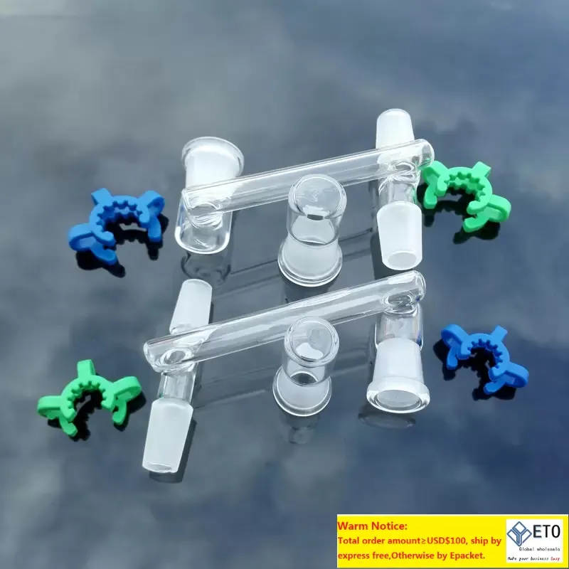 Glass Drop Down Adapter | 2 Male 1 Female Joint | 14mm 18mm Glass ...