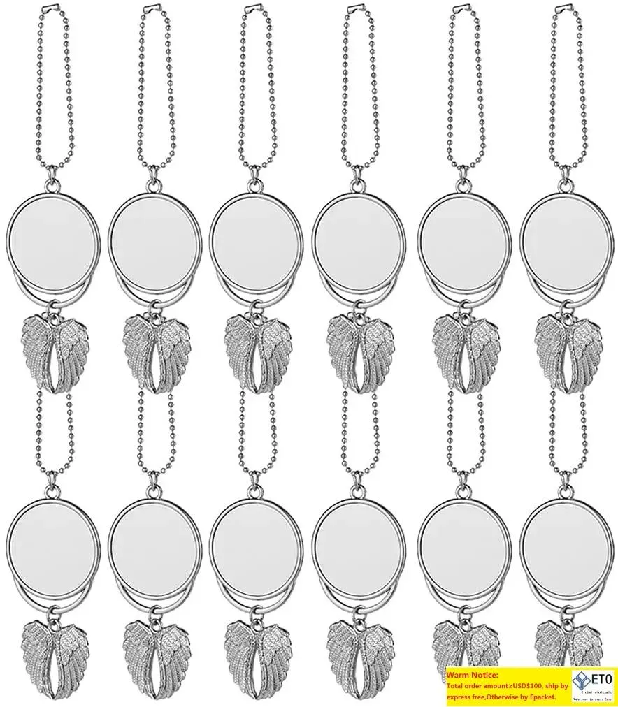 Sublimation Blanks Wholesale: Cute Angel Wings Shape Blank Ornaments ...