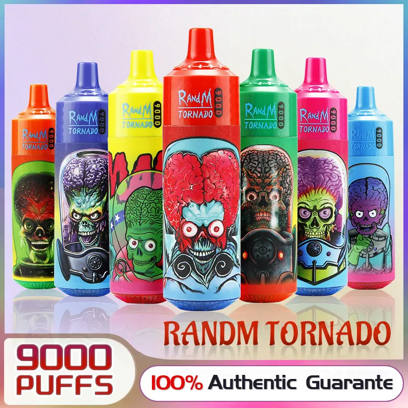 Original Randm Tornado Puff 9000 Stylo Vape Jetable Puff 9k Cigarette