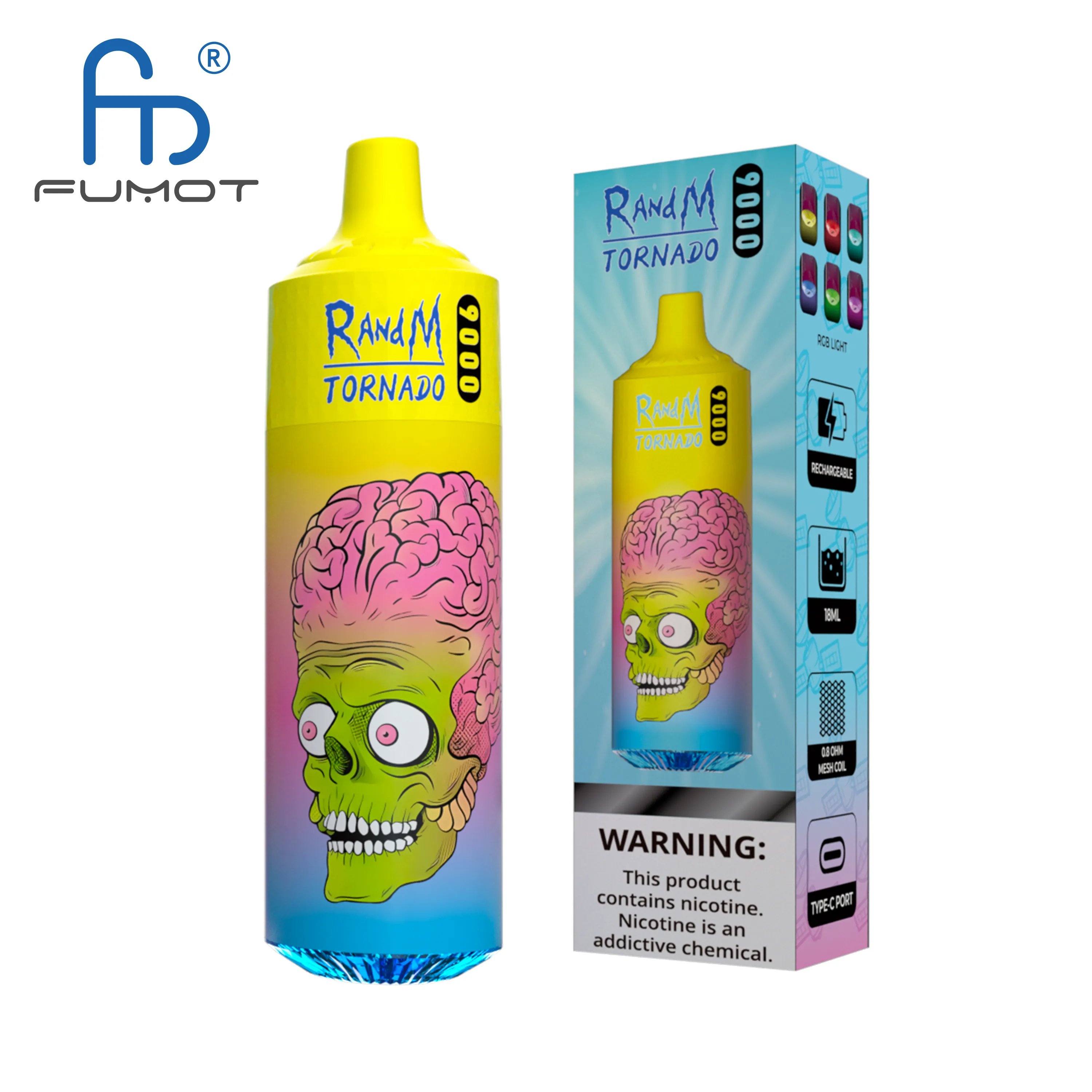RandM Tornado 9000 9K Puffs Vape Descartável Kit Vaping Cigarro ... RandM Tornado 9000 9K Puffs Vape Descartável Kit Vaping Cigarro ...