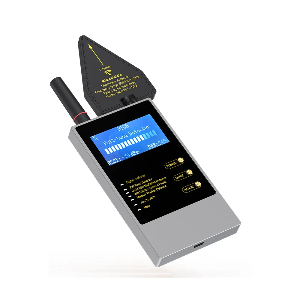 Wireless Scanner GPS Tracker Anti Spy Detector For Hidden Cameras And ...