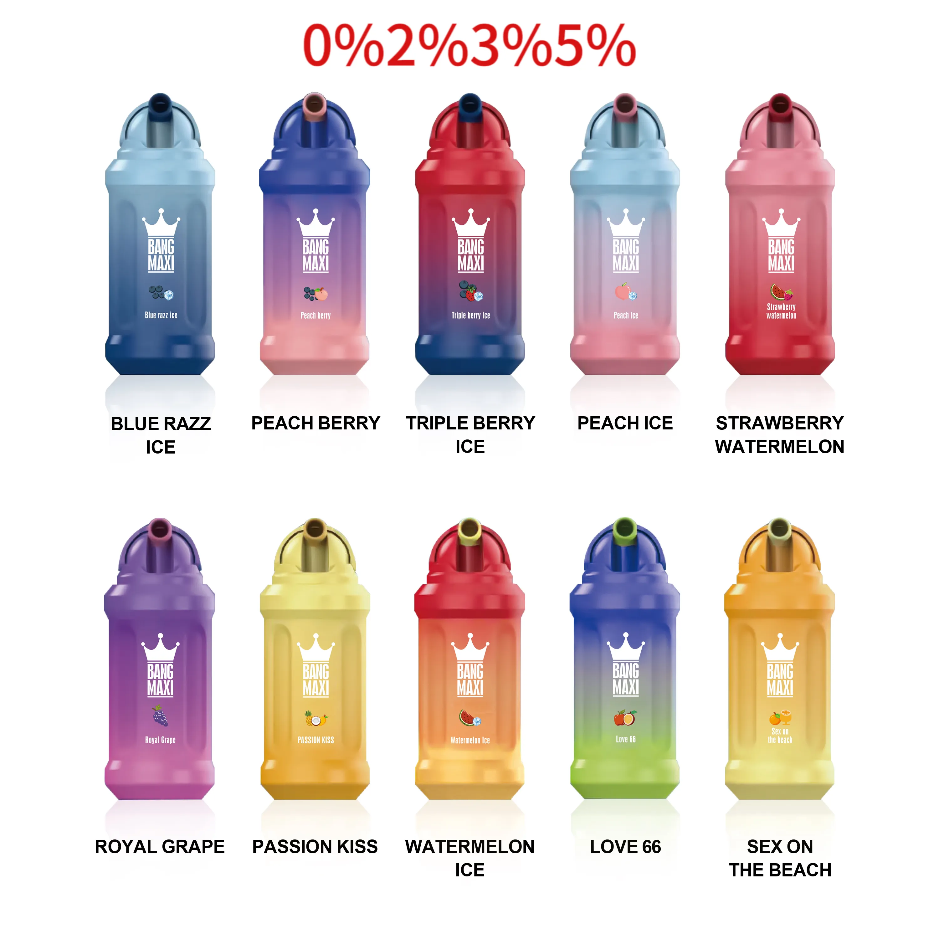 Bang Maxi 15000 Puff 15k Disposable Vapes Pen E Cigarette 0% 2% 3% 5% ...