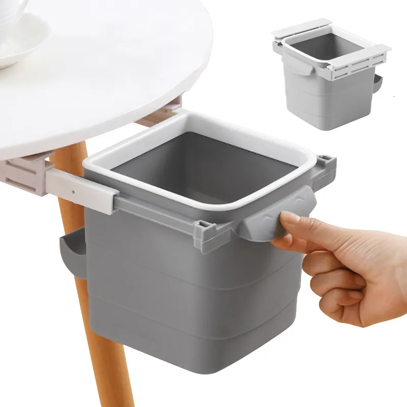 Room Garbage Can With Retractable Track And Hidden Drawer Family Living ...