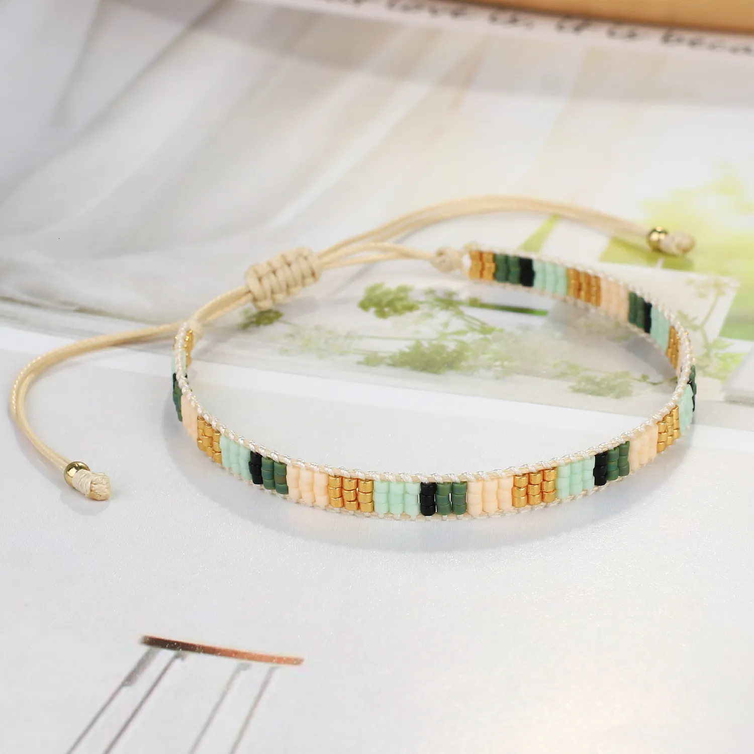 Charm Bracelets Kelitch Men's Miyuki Bracelet Bohemian Beaded Chain ...