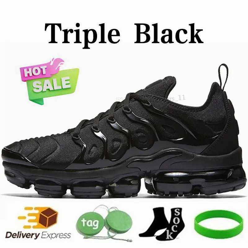 TNS TN Plus Running Shoes Men Women Triple Black White Red Wolf Gray ...
