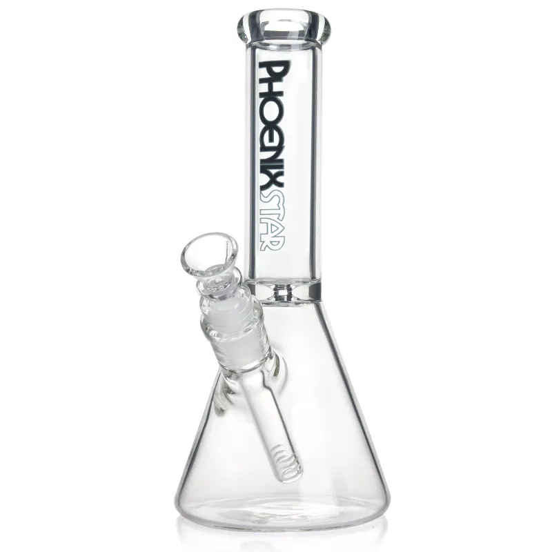 Phoenix Glass Beaker Bong - 10 Inch with Ice Catcher, Downstem Bowl ...