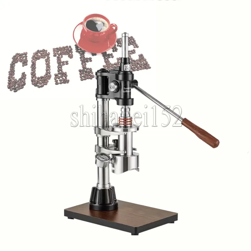 Manual Espresso Machine - Hand-Pressed Coffee Maker for Home, Compact ...