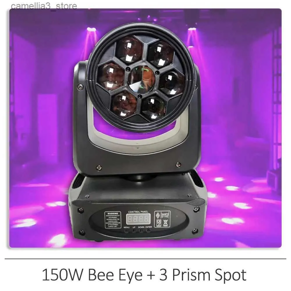 Mini LED Moving Head Light - 150W Bee Eye + 3 Prism Spot, DMX Stage ...