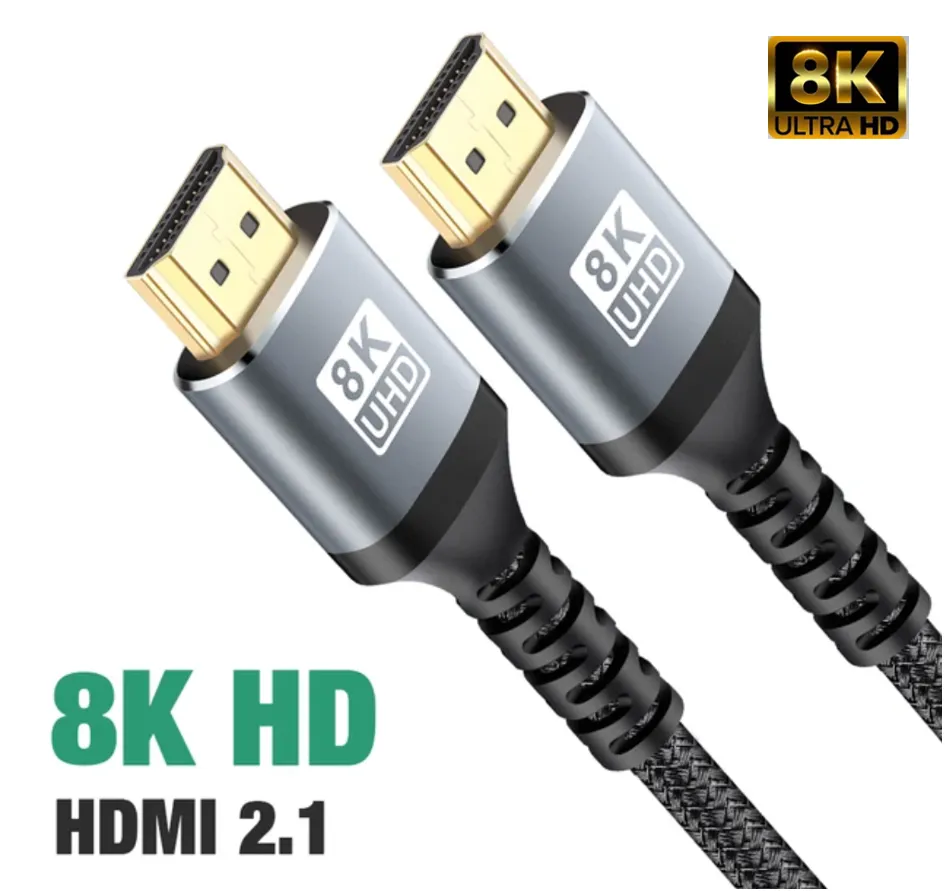 8k HDMI Cable For PS5 Certified 48Gbps High Speed Cord Supports 144Hz ...