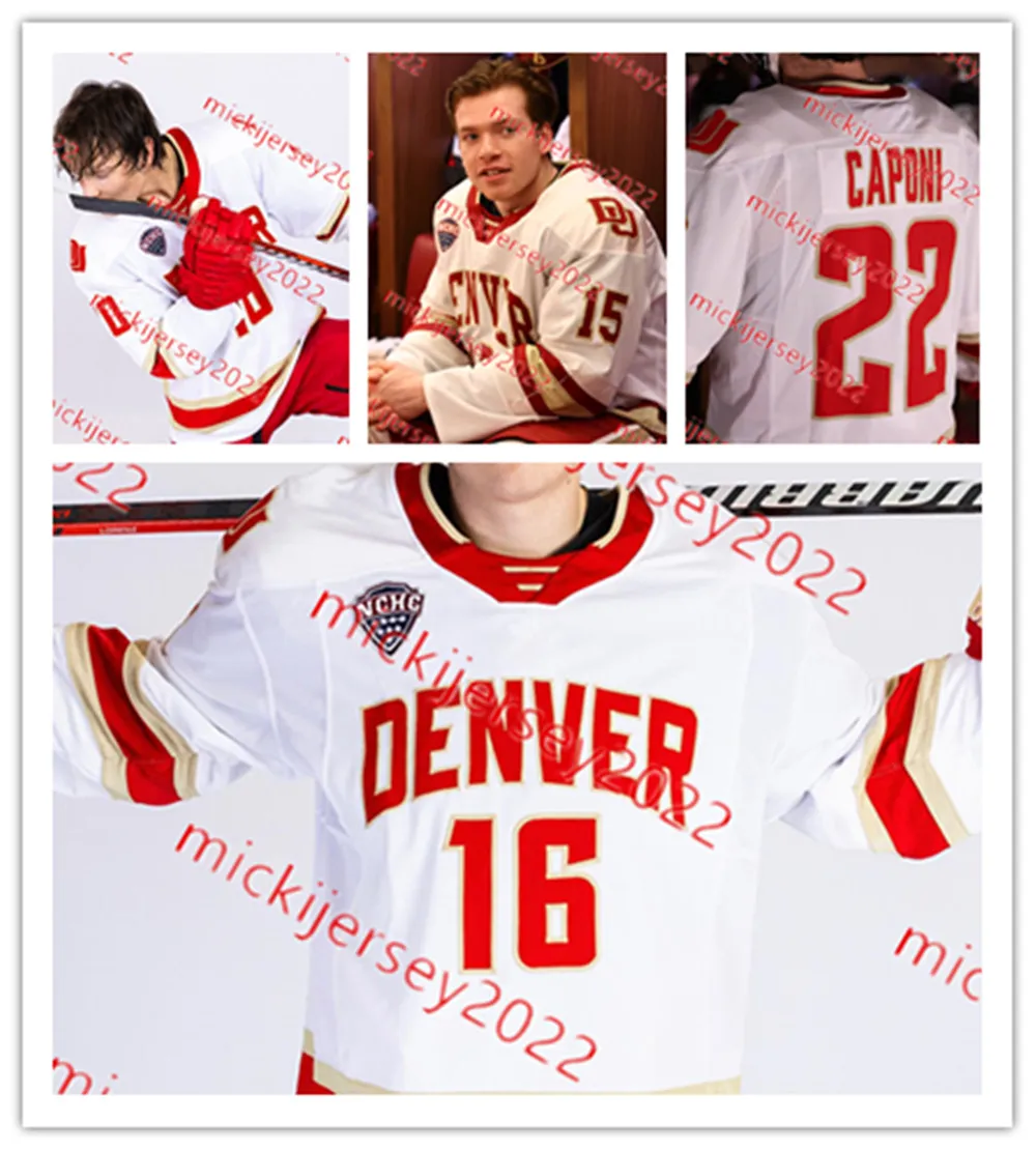 Mike Benning Carter Mazur Denver Hockey Jersey Tristan Lemyre Magnus ...